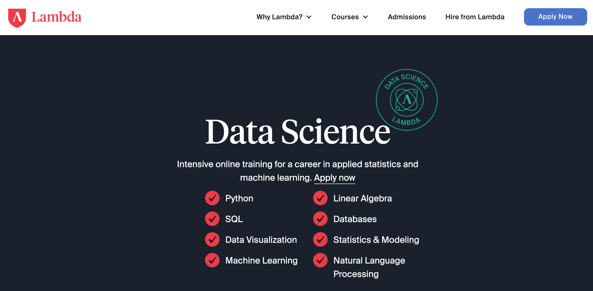 AI(Artificial Intelligence) 회사 리뷰 8 – Lambda School | 솔라리스의 인공지능 연구실